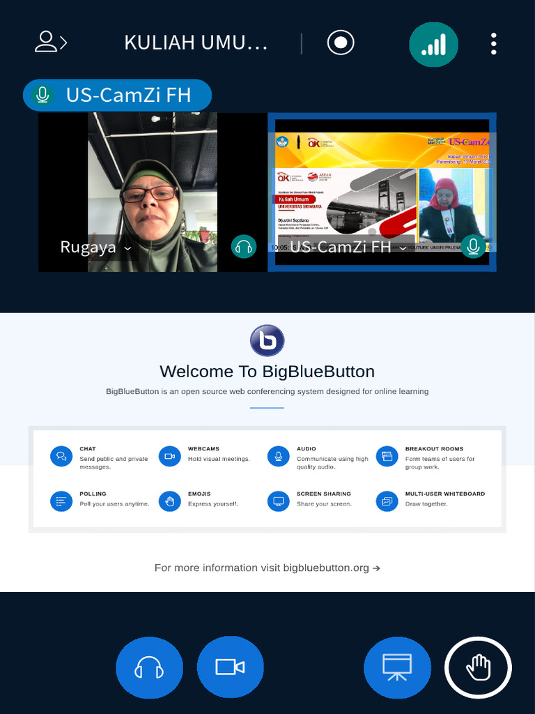 Bigbluebutton - Kuliah Umum Ojk Ri (Room-1 FH) | PDF