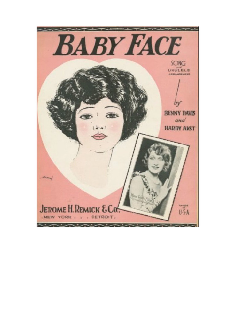Baby Face Song Lyrics and Chords | PDF