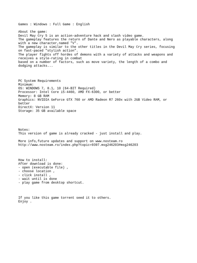 Read Me First !!! | PDF