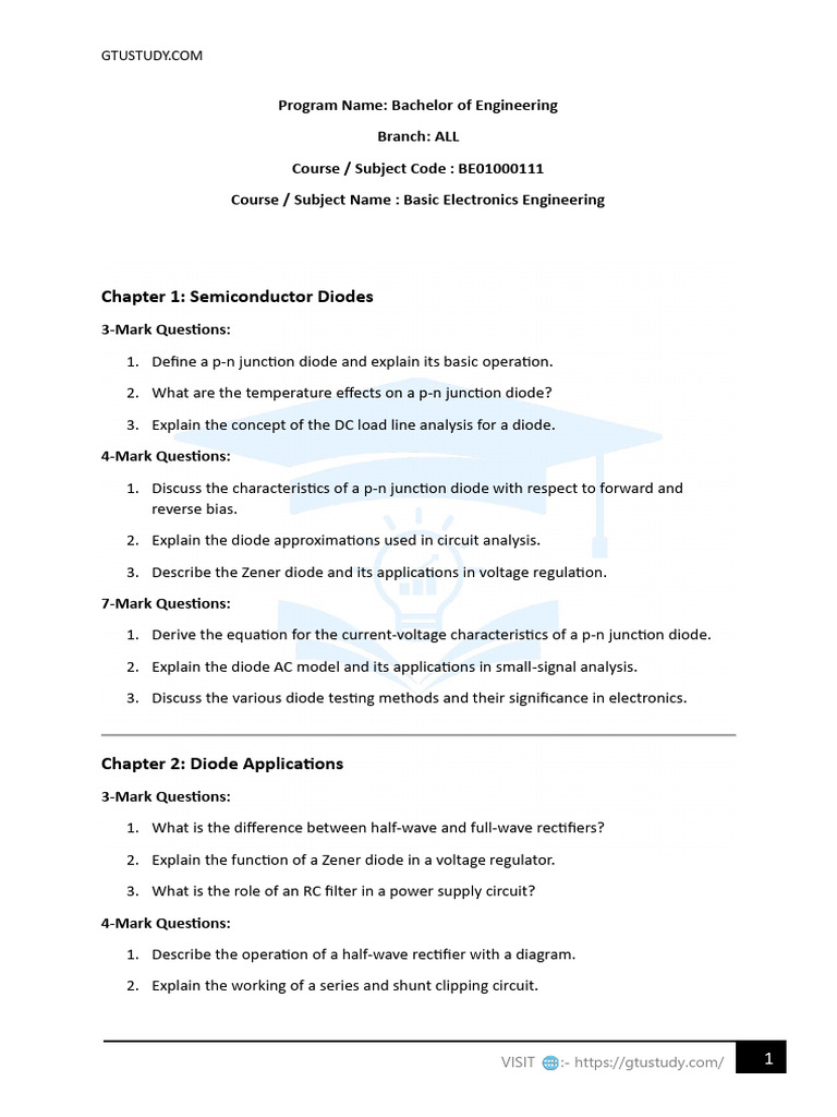 Basic Electronics Engineering | PDF | Bipolar Junction Transistor | Amplifier