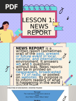 News Report Structure | PDF