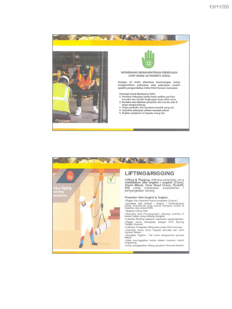 HSSE Training Internal 2 | PDF