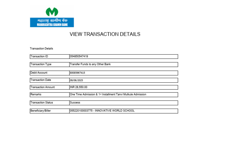 View Transaction Details | PDF