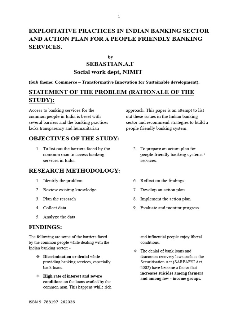 Sebastian-Intl Seminar Paper | PDF | Banks | Business