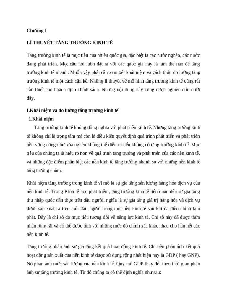 KTPT Chương I | PDF