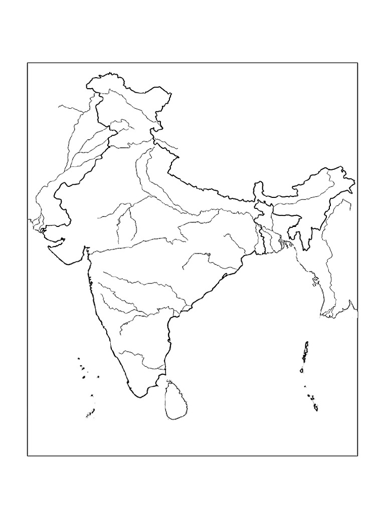ICSE Map of India | PDF