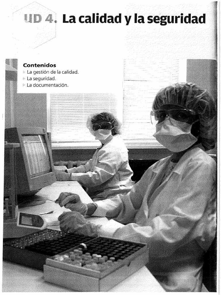 UD4 LIBRO LaCalidadYLaSeguridad LIBRO | PDF