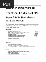 AQA Higher Maths Paper 1 2024 | PDF | Area