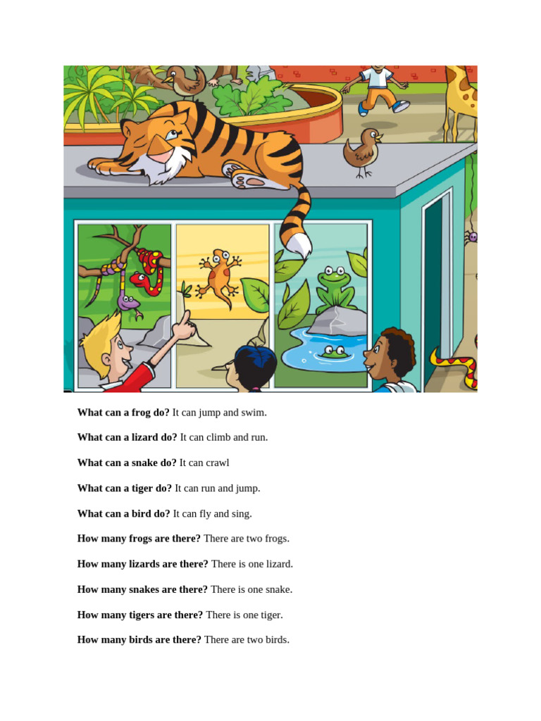 At The Zoo Lesson 1 Part 2 | PDF