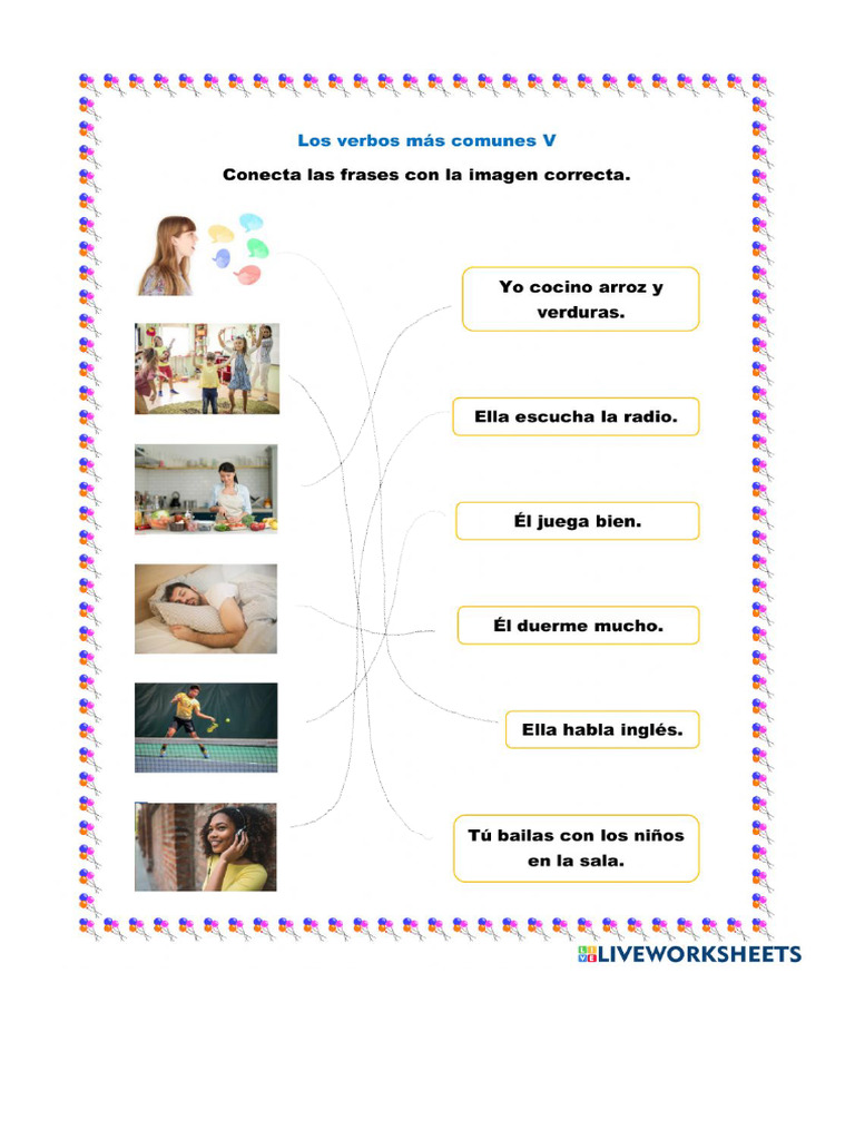 Presente Verbos Regulares 6 | PDF