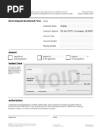 OnePay Direct Deposit Setup Guide | PDF