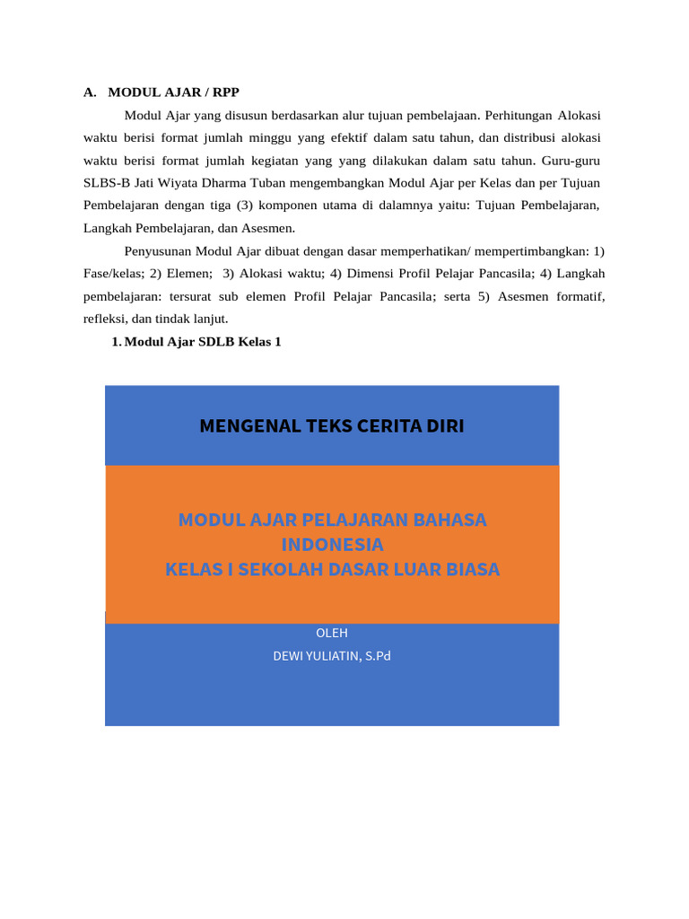 Kumpulan Modul Ajar | PDF