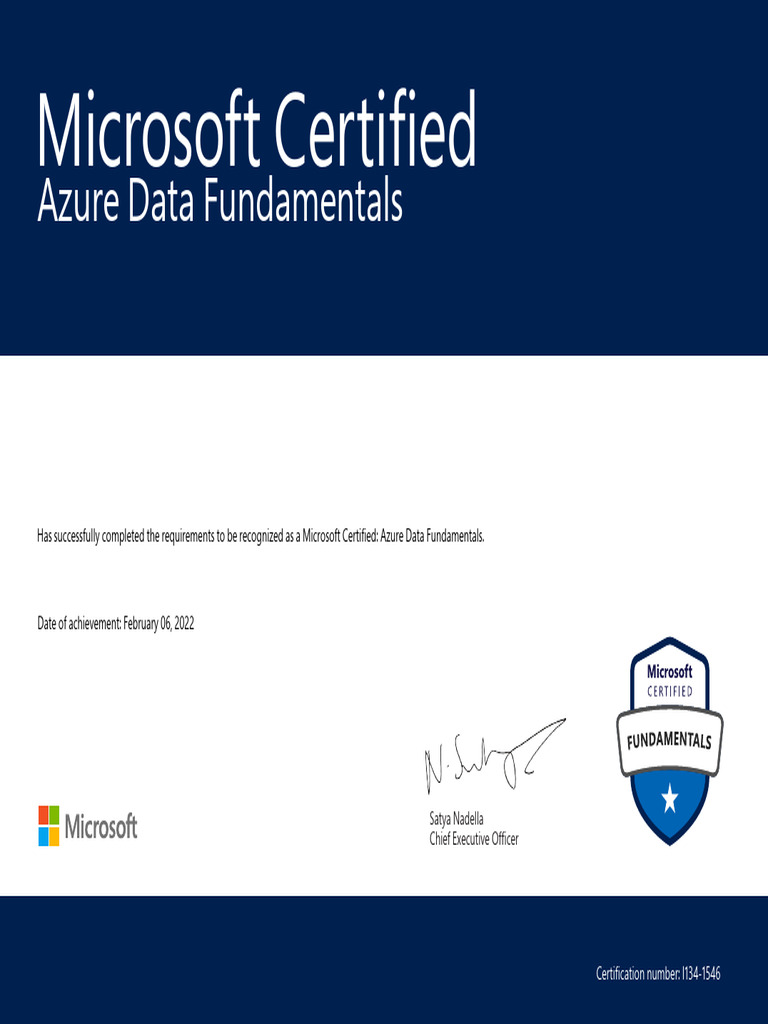Microsoft Certified Professional Certificate 0 | PDF