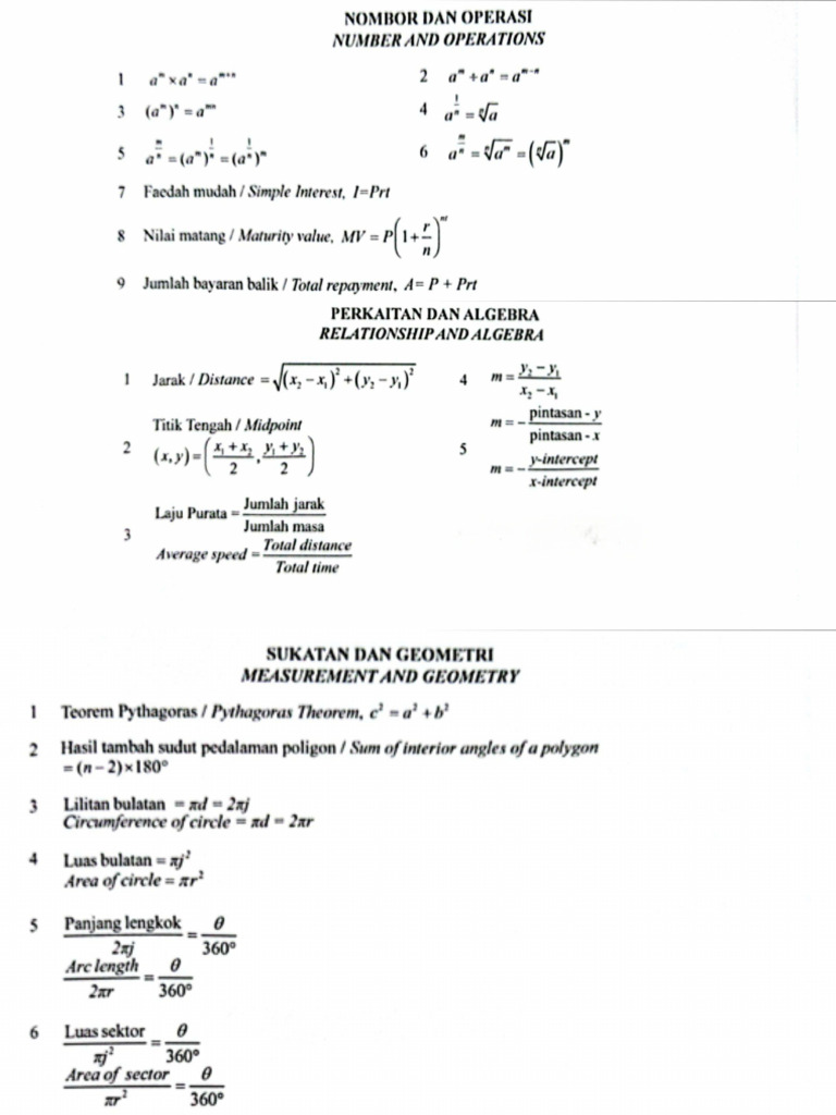 Form 4 Revision Spm Math Paper 1 | PDF