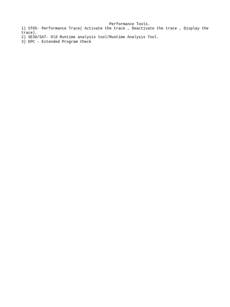 17 - Performance Tools | PDF