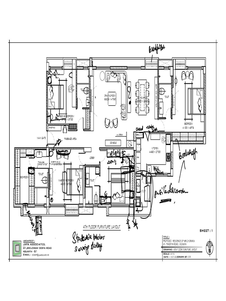 4th Floor Furniture Layout | PDF | Room | Bedroom
