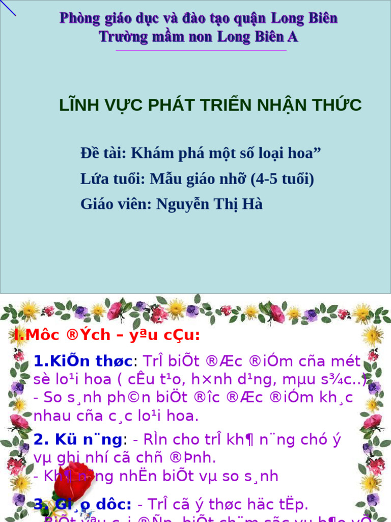 Mot So Loai Hoa - 21032022 | PDF