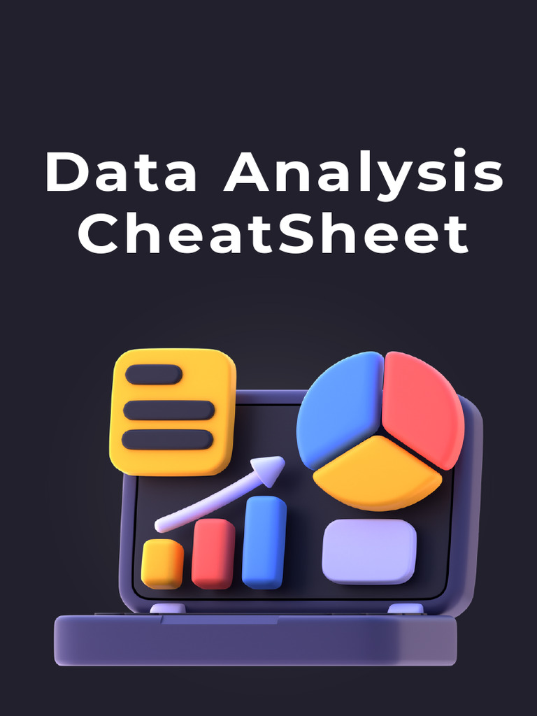 Data Analysis CheatSheet | PDF | P Value | Statistics