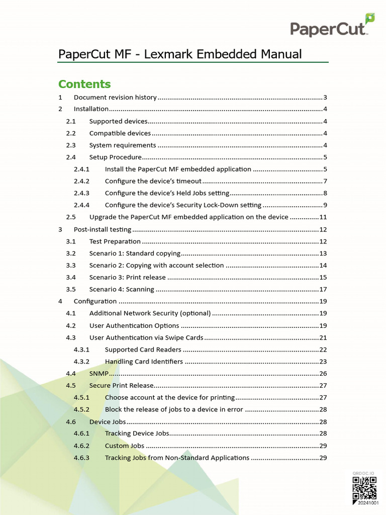 PaperCut - Lexmark Embedded Manual | PDF | User (Computing) | Personal ...