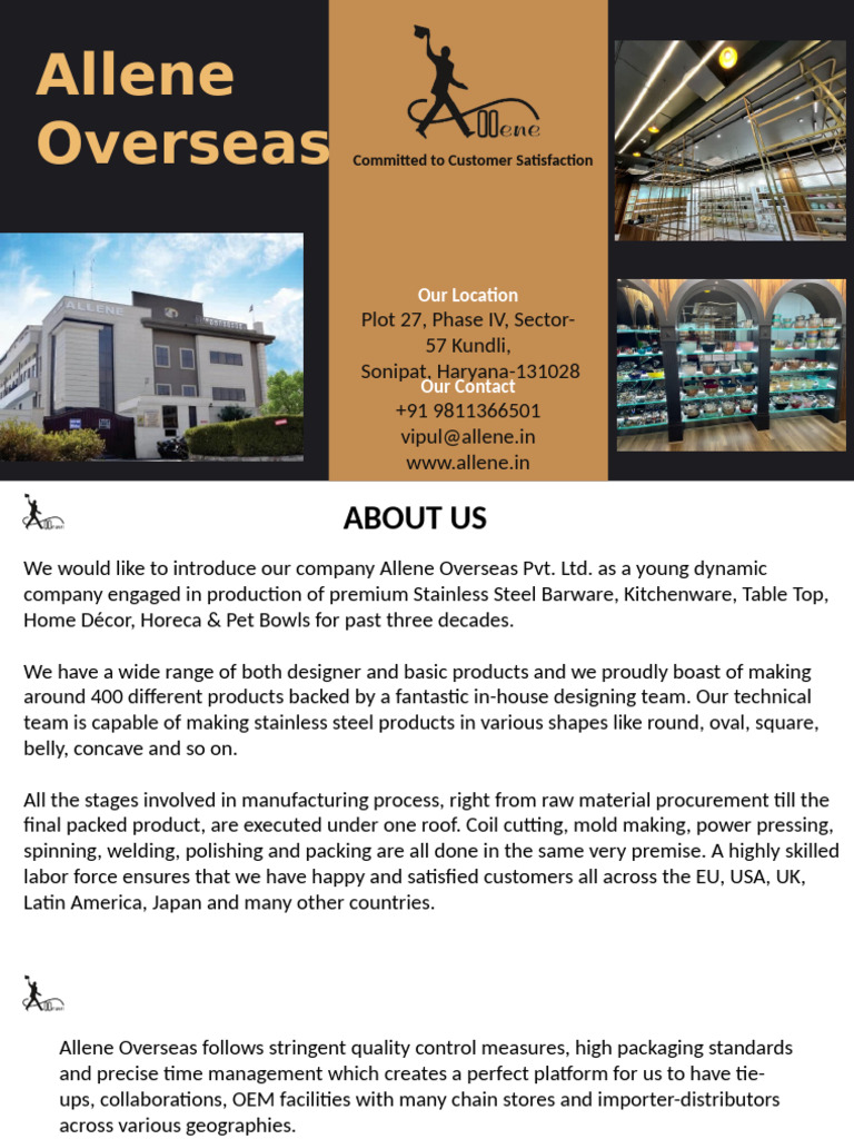Updated Company Profile | PDF | Materials