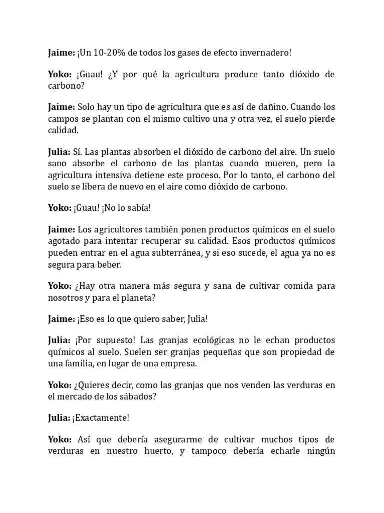 Climate Change in Simple Spanish - Olly Richards 7 | PDF