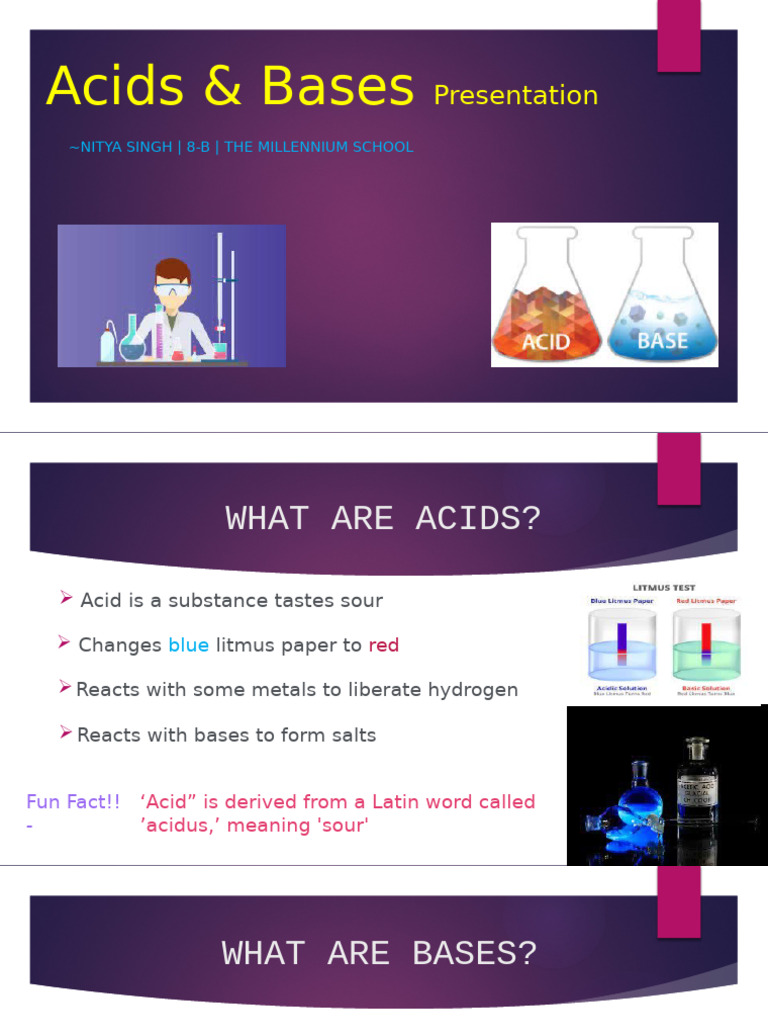 Acids and Bases | PDF