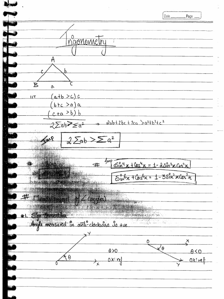 Trignometry Pdf