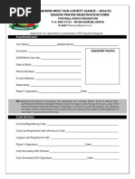 MYSAFA Registration Forms | PDF | Identity Document | Common Law