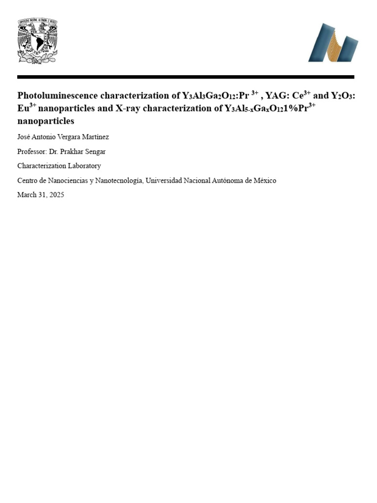 LabP Report Vergara | PDF | Absorption Spectroscopy | Emission Spectrum
