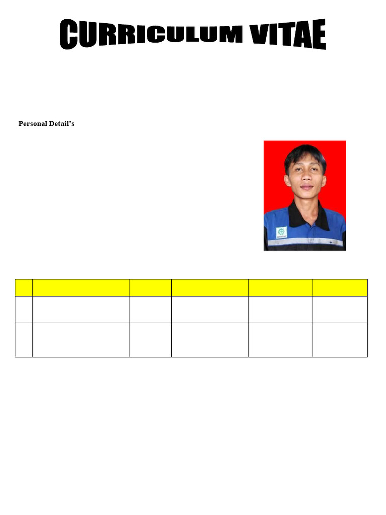 CV Dias Lesmana Damanik | PDF
