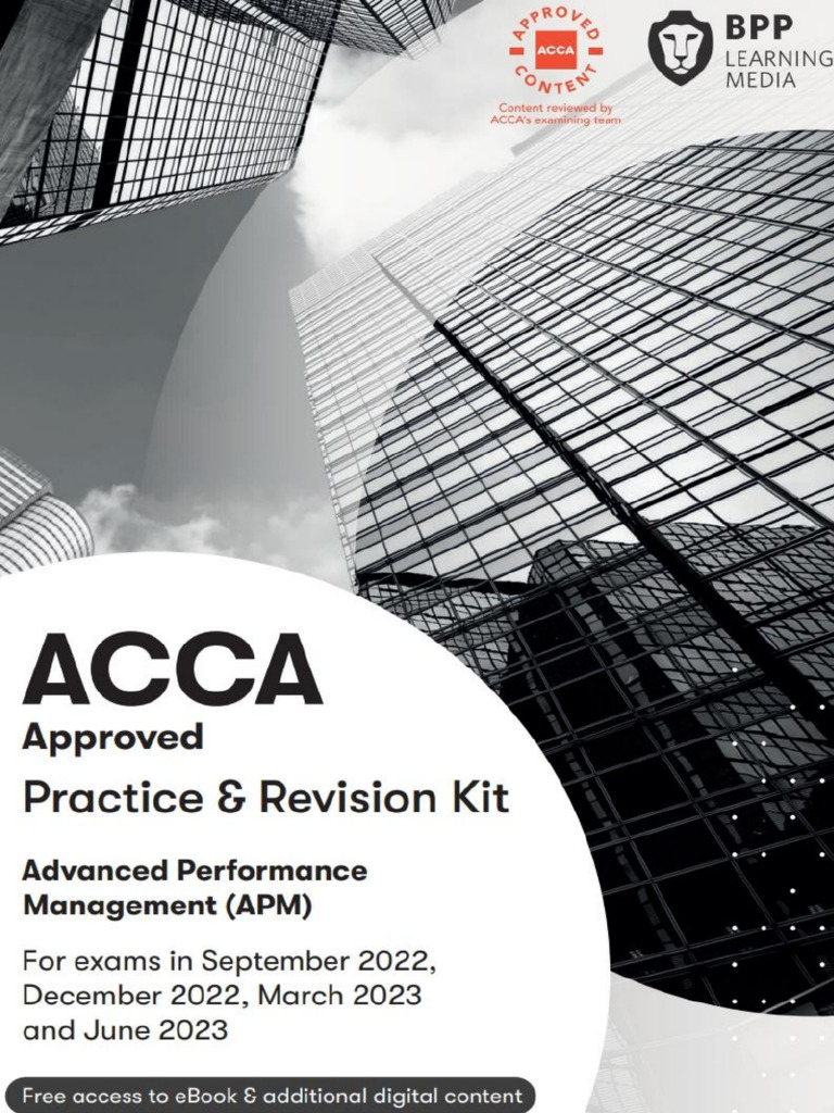 ACCA - APM - BPP - Practice and Revision Kit 2023 | PDF