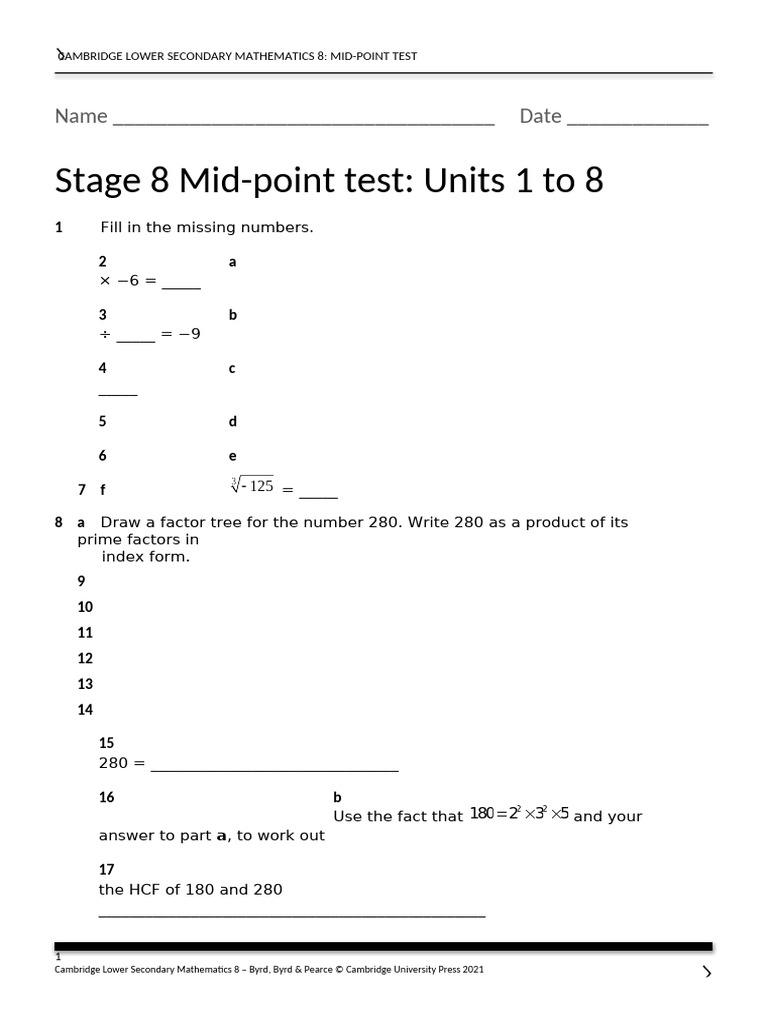 Incomplete Maths g7 Midterm2 | PDF | Elementary Geometry | Elementary ...