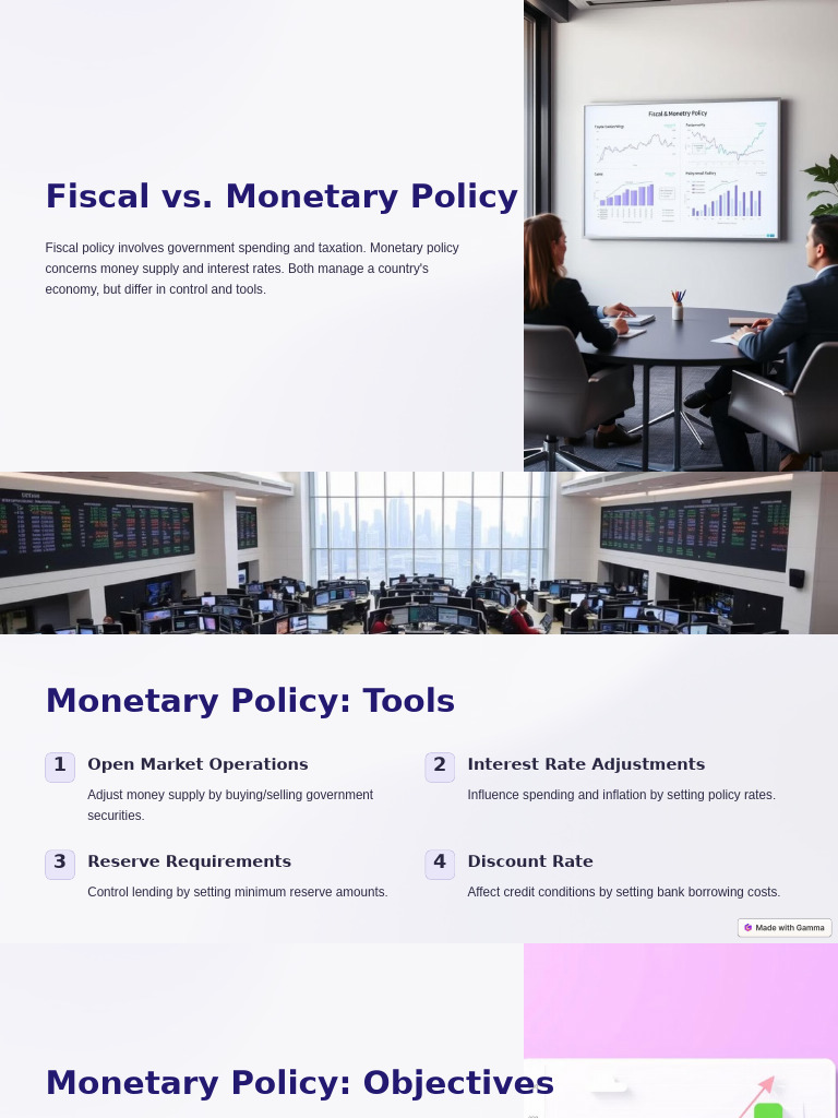 Fiscal-vs-Monetary-Policy | PDF | Monetary Policy | Inflation