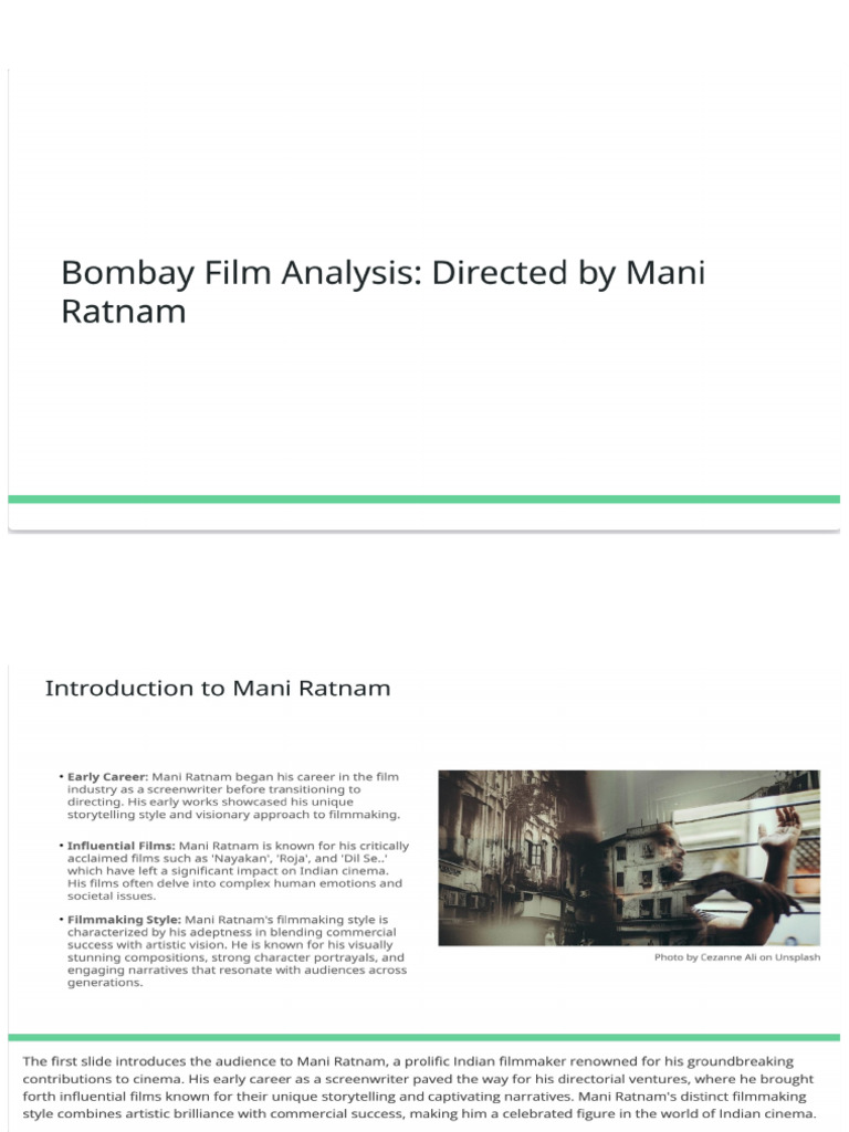 Bombay Film Analysis | PDF