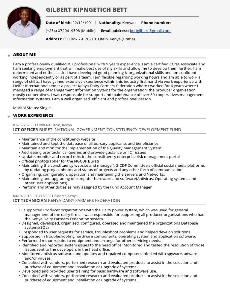 ICT Professional with 9 Years Experience | PDF | Antivirus Software ...