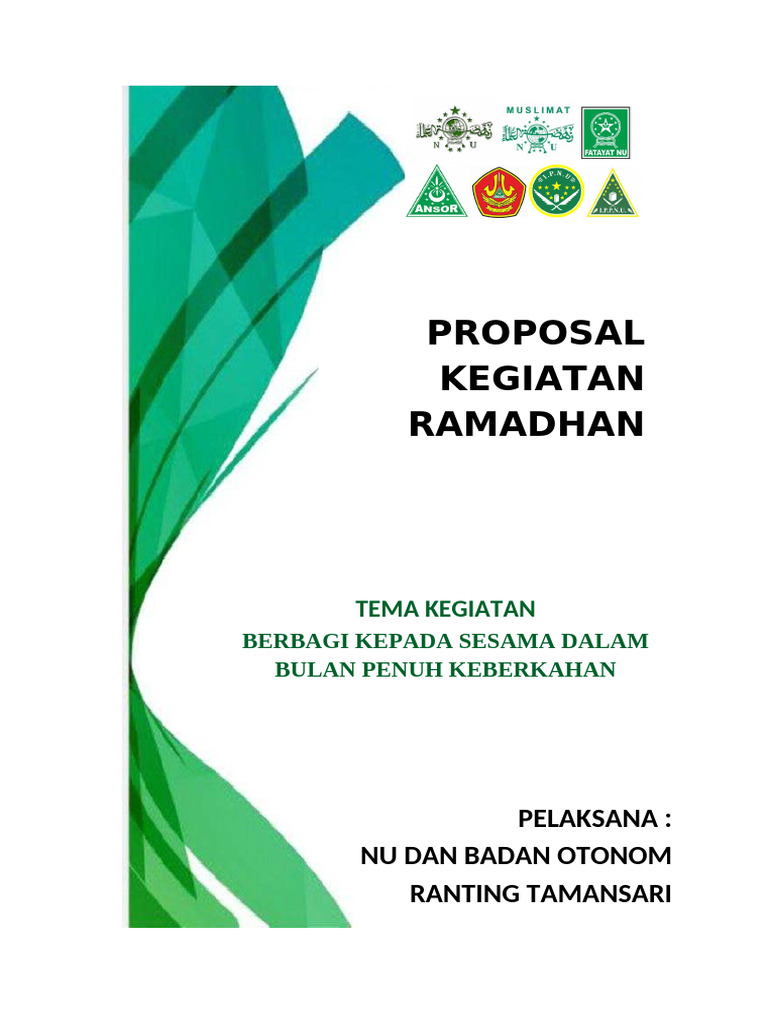 Proposal Kegiatan Ramadan Kareem 2025 | PDF