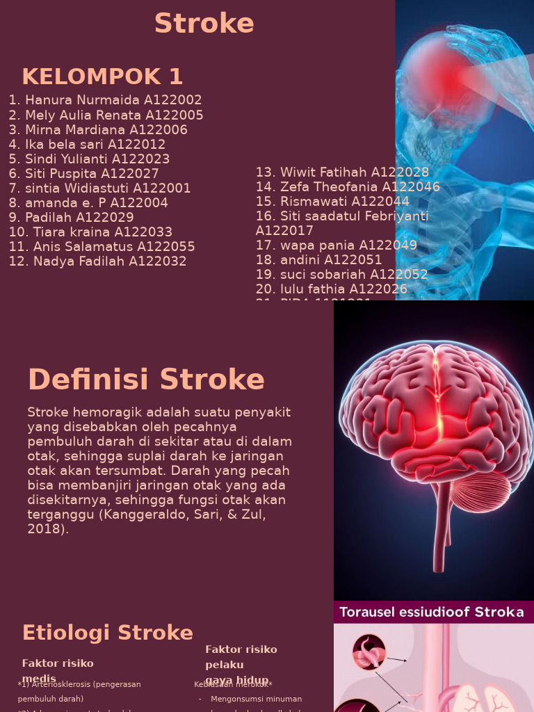 Definisi dan Klasifikasi Stroke | PDF
