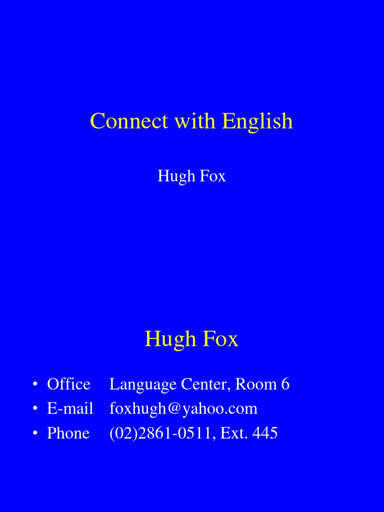 English Fluency Course Overview | PDF | Homework | English As A Second ...
