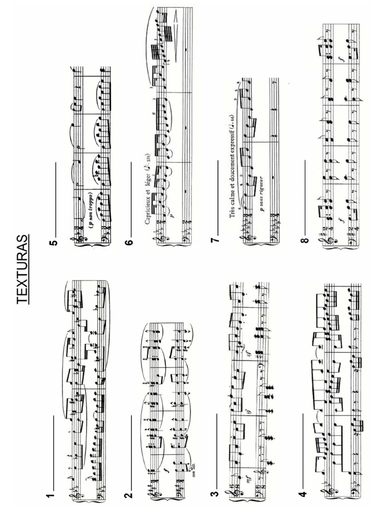 Texturas musicales | PDF