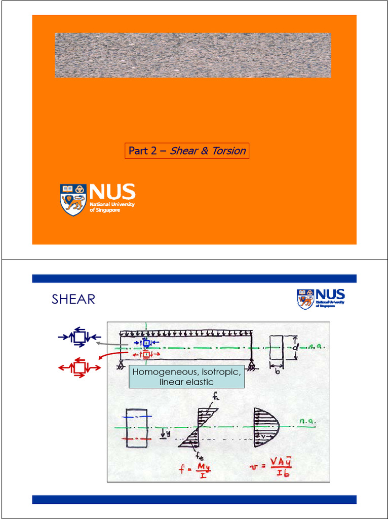 Advanced Shear and Torsion Design in Concrete | PDF | Shear Stress ...