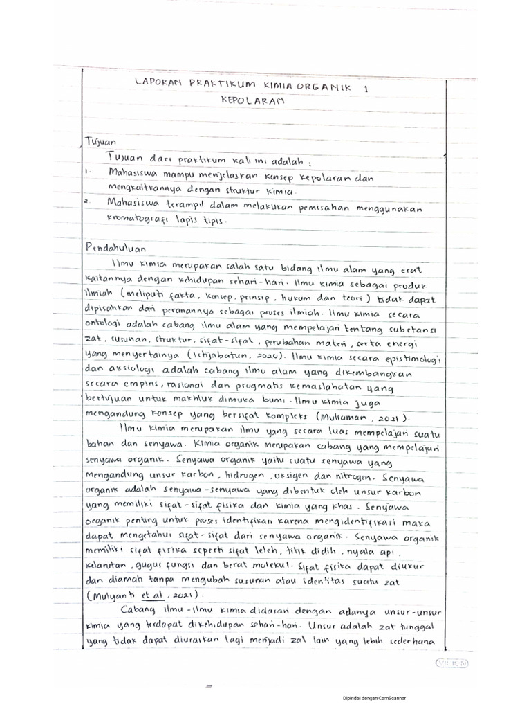 LAPRAK KIMOR 3 Univresitasnjember | PDF