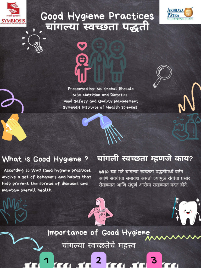 Good Hygiene Practices | PDF