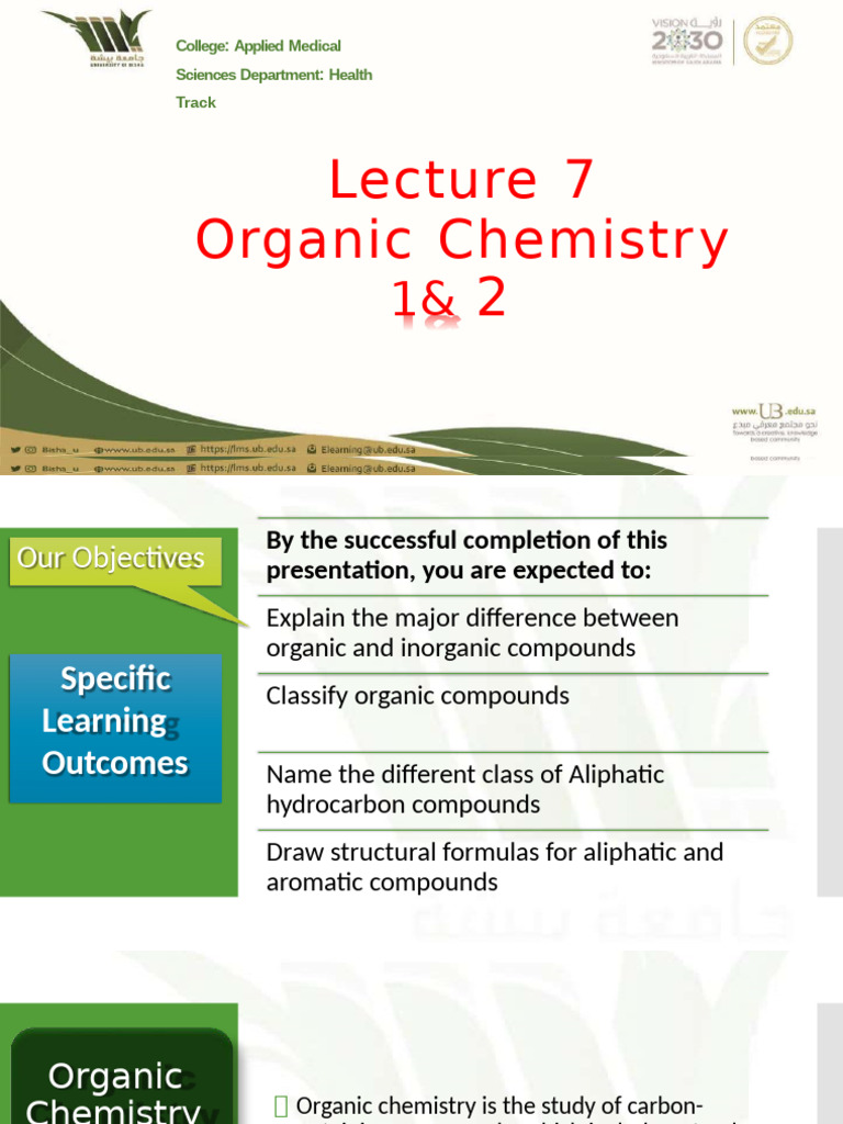 Organic vs Inorganic Chemistry Guide | PDF | Alkene | Hydrocarbons