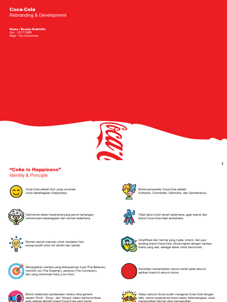 Identitas dan Rebranding Coca-Cola | PDF