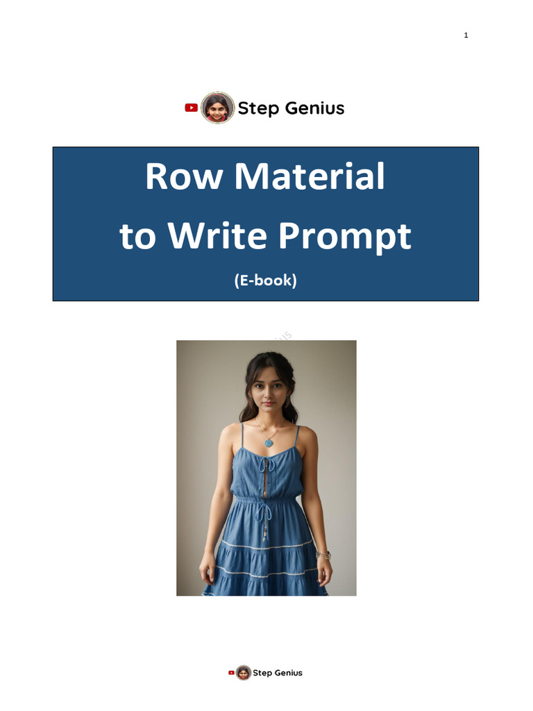 Row Material To Write Prompt | PDF