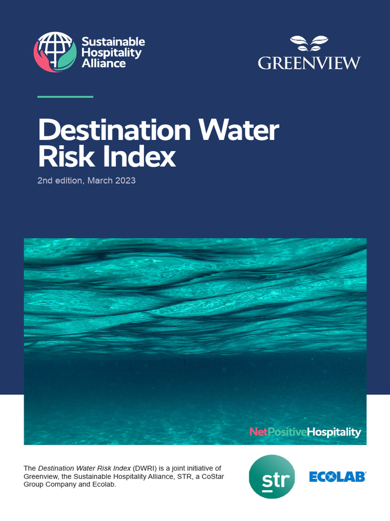 Destination Water Risk Index | PDF | Water Scarcity | Sustainability