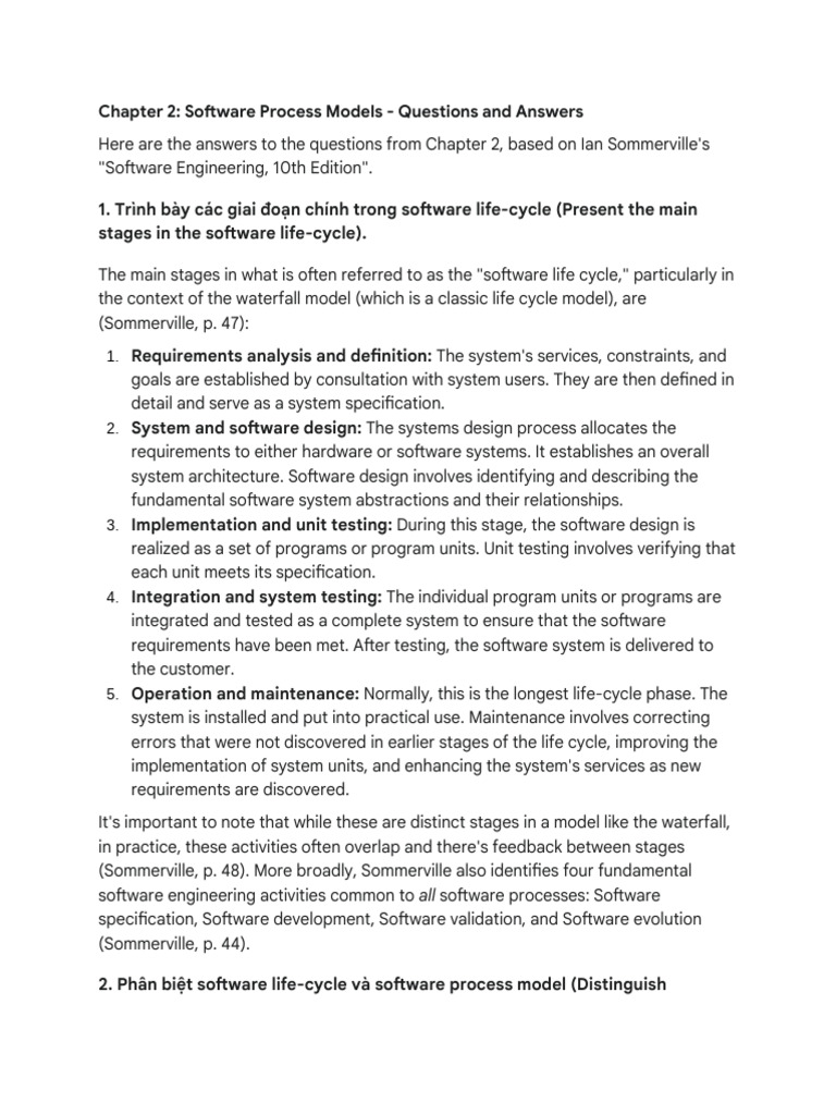 Software Process Models Overview | PDF | Software Development Process | Agile Software Development