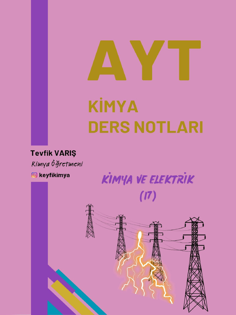 17 - ELEKTROKİMYA Ayt Kimya Sınava Hazırlık | PDF