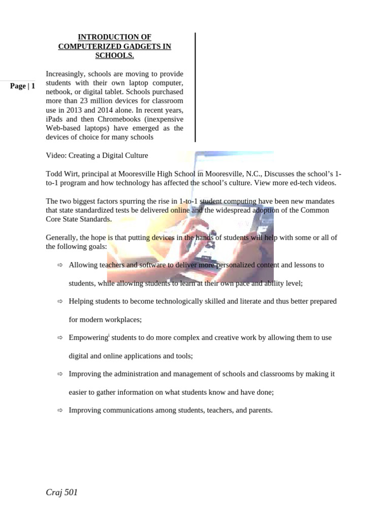 Qn.1 Technology in Education | PDF | Educational Technology | Computing