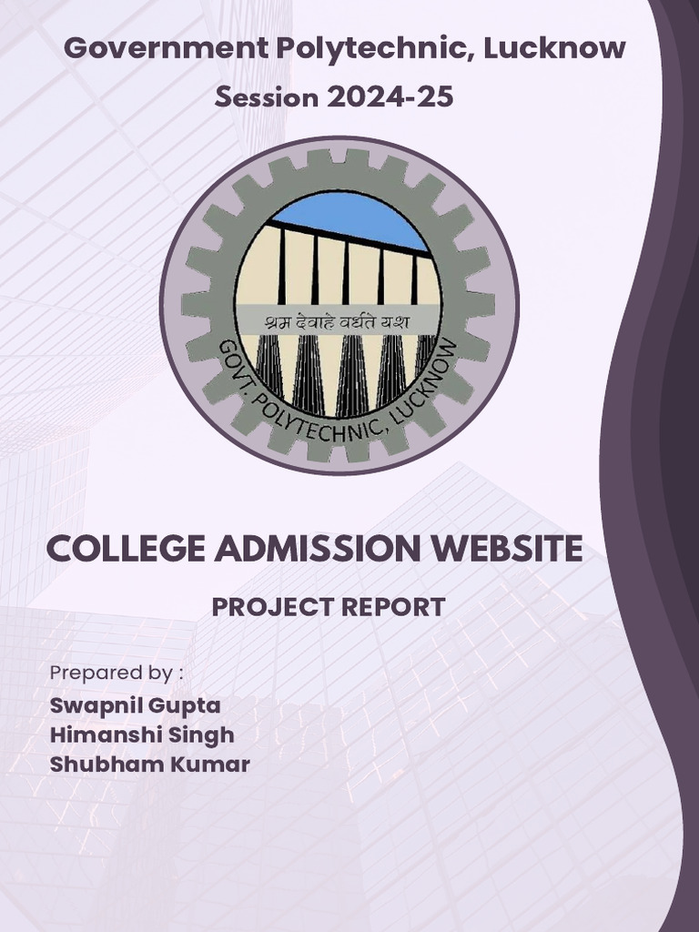 Purple Simple Project Proposal Cover Page A4 | PDF